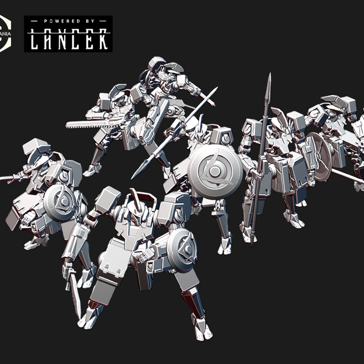 3D Printable Orchis Frame (Lancer RPG Mech) by Rattapoom Kotchapong